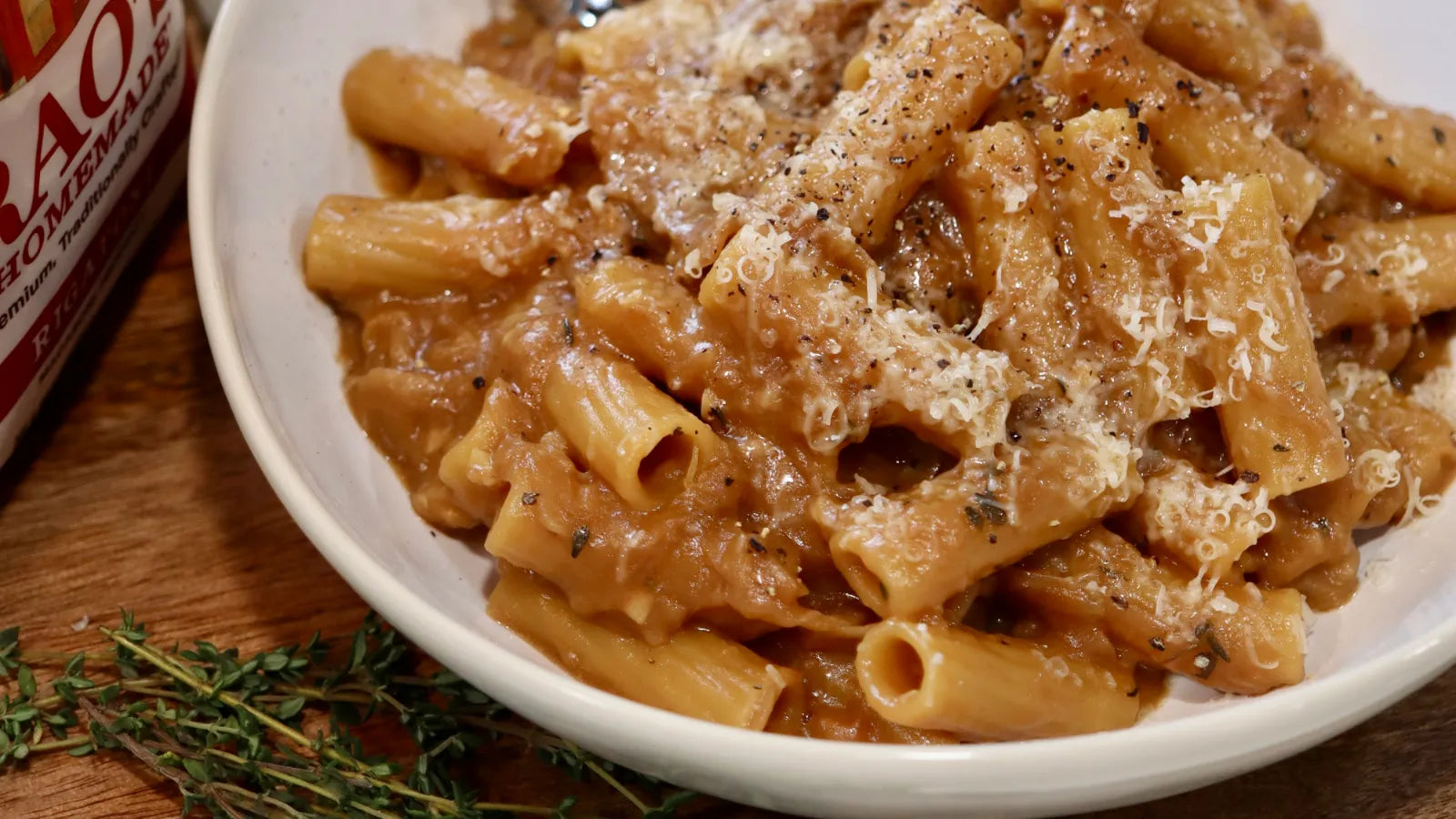 @heresyourbite’s One-Pot French Onion Pasta – Rao's Specialty Foods