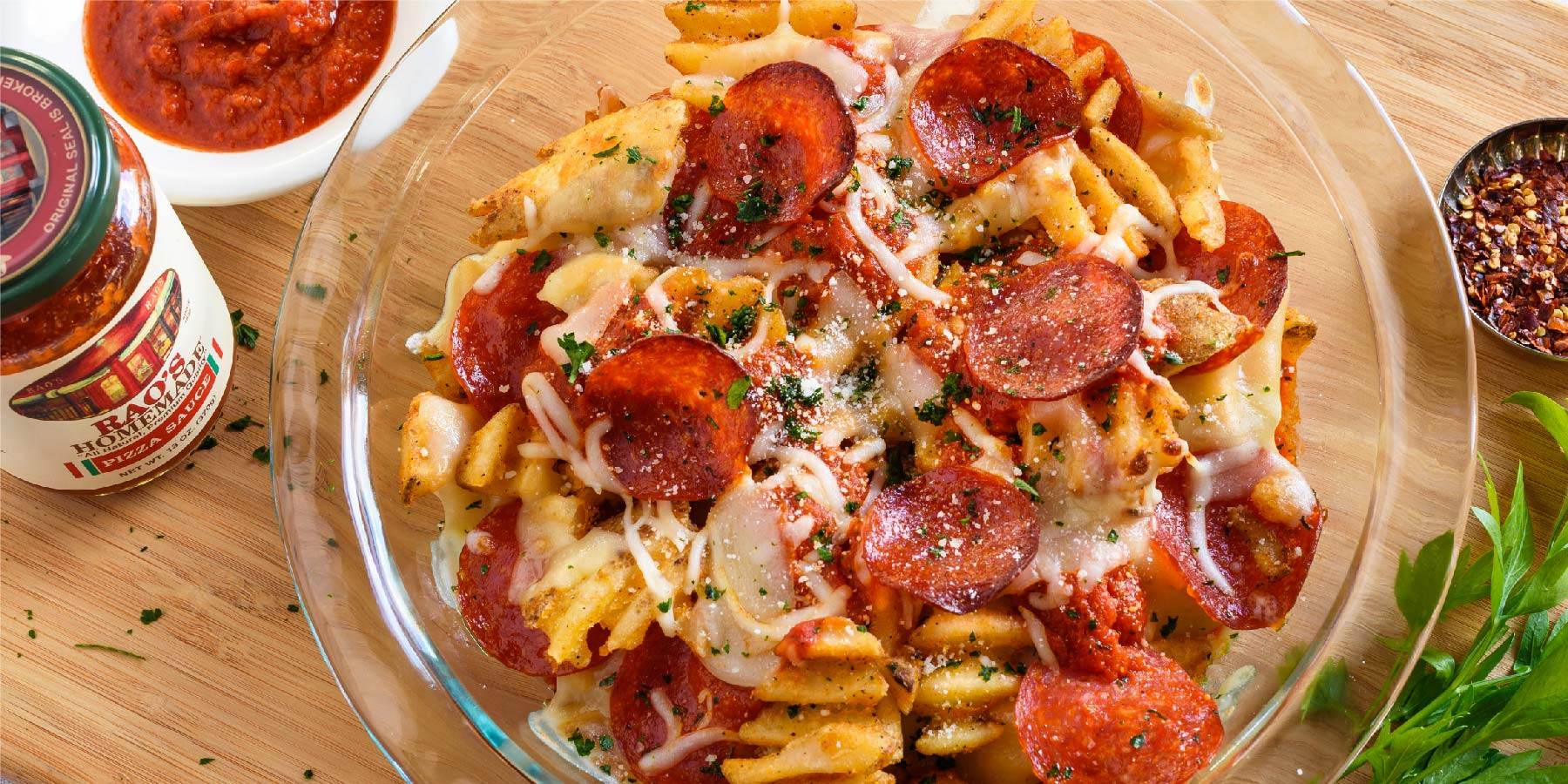 Loaded Waffle Pizza Fries Recipe – Rao's Specialty Foods